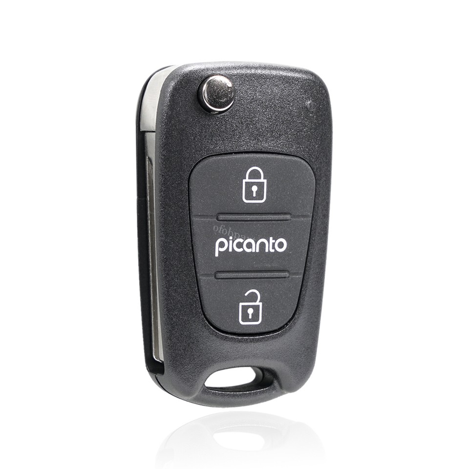For Kia Picanto 2 /3 Button Flip Remote Car Key Fob Shell Case ...