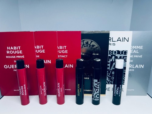 Guerlain Perfume Collection For Men Sample Spray Vials 1ml/0.03oz 6pc ...