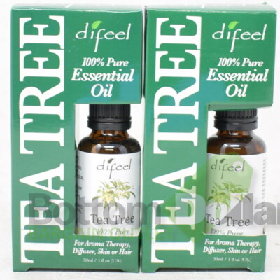 Difeel 100% Pure Essential Tea Tree Oil 1 fl oz (2 Pack) | eBay