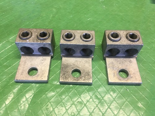 Homac AD350 2 Wire Aluminum Mechanical Lugs, 350MCM-6, Used , 3 pieces ...