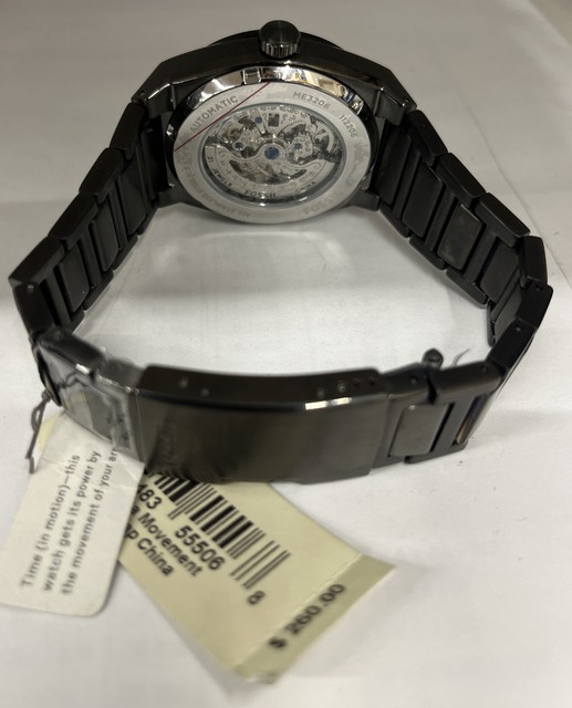 Fossil Everett Me3206 Mens Smoke Mechanical Wrist Watch for sale online ...