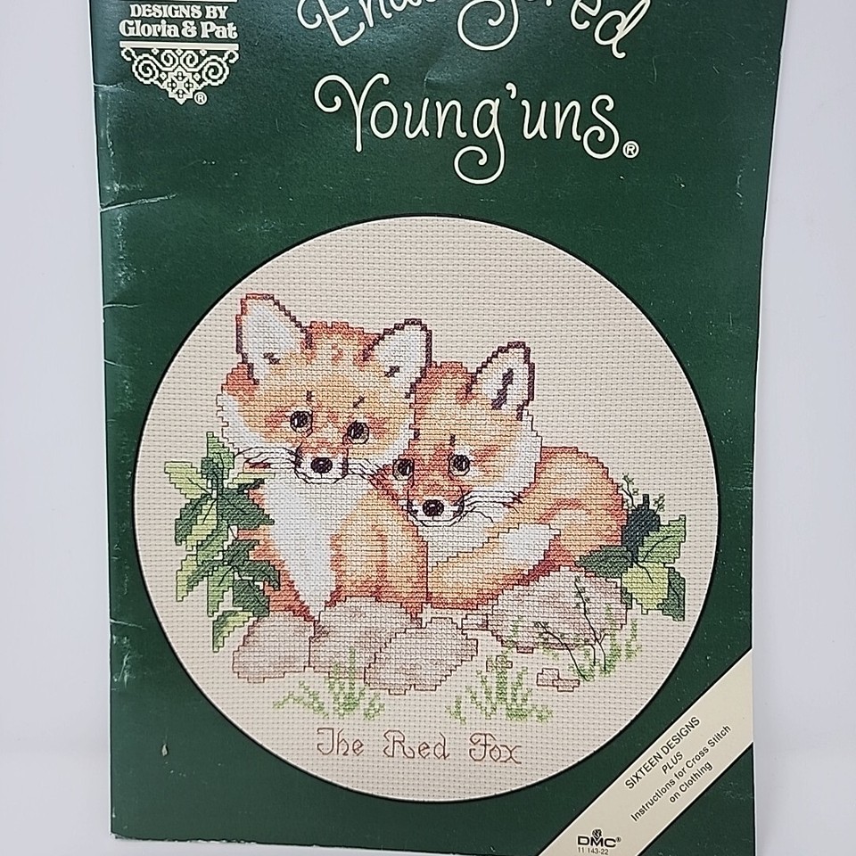 Vintage 1991 Endangered Young'uns Counted Cross Stitch Pattern Booklet ...