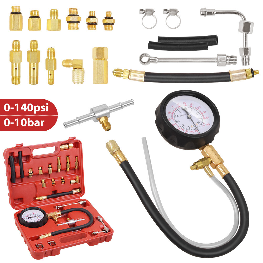 Auto Manometer Benzin Öldruckprüfer Kraftstoffpumpe Tester Öl Messgerät ...