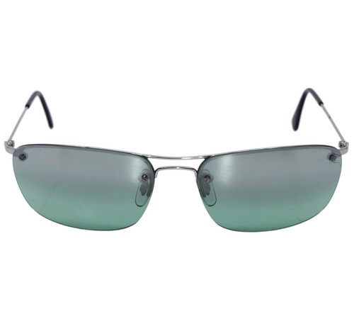 RAY-BAN ITALY RB 3156 TOP SQUARE 003/7G MIRROR GREEN SUNGLASSES 60-16 W ...