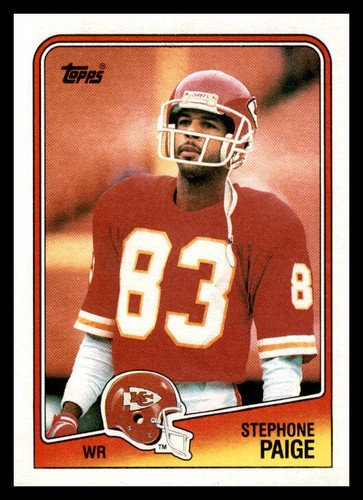 1988 Topps Stephone Paige #365 Kansas City Chiefs | eBay