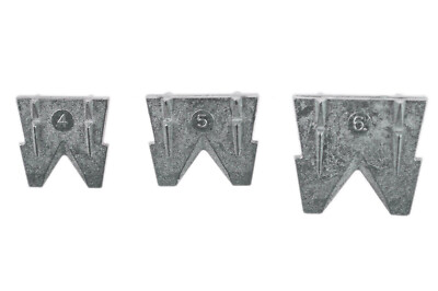 SET 3St. Hammerkeil für Stiele und Sprossen Axtstiel Beilstiel Metall ...