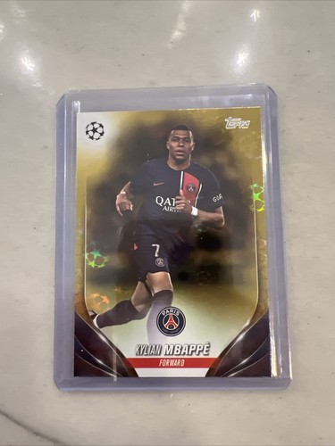 2023 Topps KYLIAN Mbappe Starball Foil Gold PSG | eBay