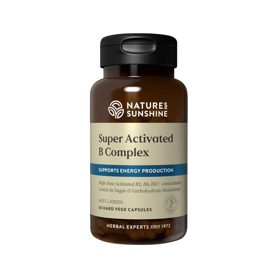 Nature's Sunshine Super Activated B Complex 60 capsules | eBay Australia