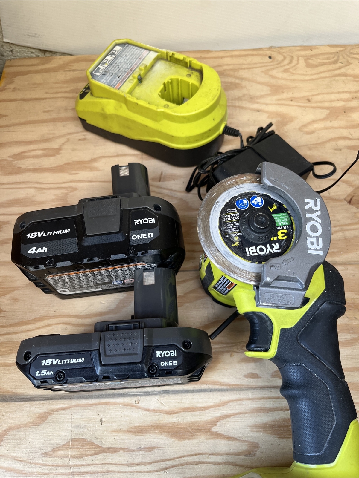 RYOBI 18V One+ HP Cordless 3" Cutoff Saw Model PSBCS02 Zs | eBay