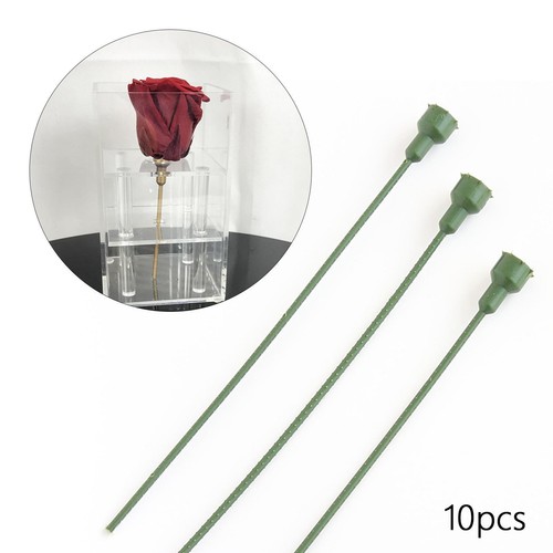 Artificial DIY Flower Stems For Preserved Roses green | eBay
