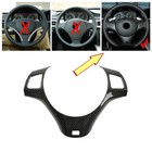 Steering Wheel Panel Trim Cover Carbon Fiber For 2005-2012 BMW E91 E92 ...