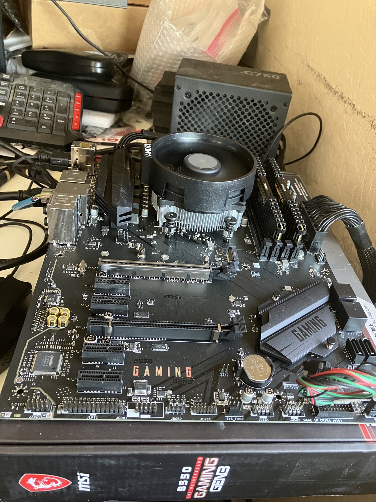 CPU + Motherboard Combo - AMD Ryzen™ 7 5700G + MSI B550 GAMING GEN3