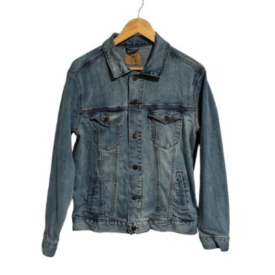 Threadfast Apparel Jean Jacket Unisex Size Medium Blue Denim Full ...