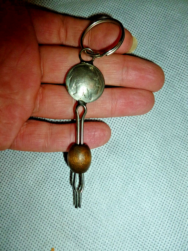 Vintage Handmade Authentic Buffalo Nickel Keychain | eBay