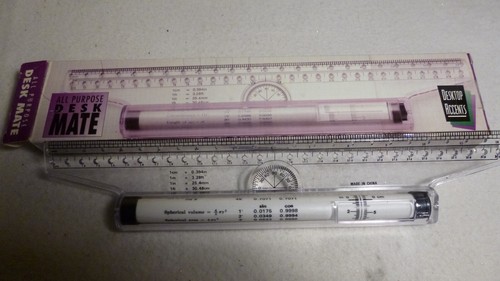 All Purpose DESK MATE (ruler, compass, protractor, t-square, and more ...