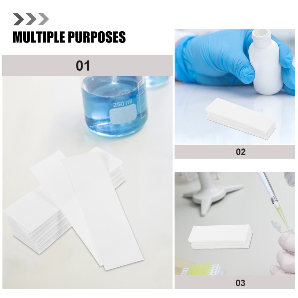 200pcs Papers Chromatography Paper Strips Laboratory Cleaning Papers ...
