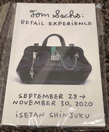 Tom Sachs Art Book 1500 color copies Tom Sachs Retail Experience ZINE ...