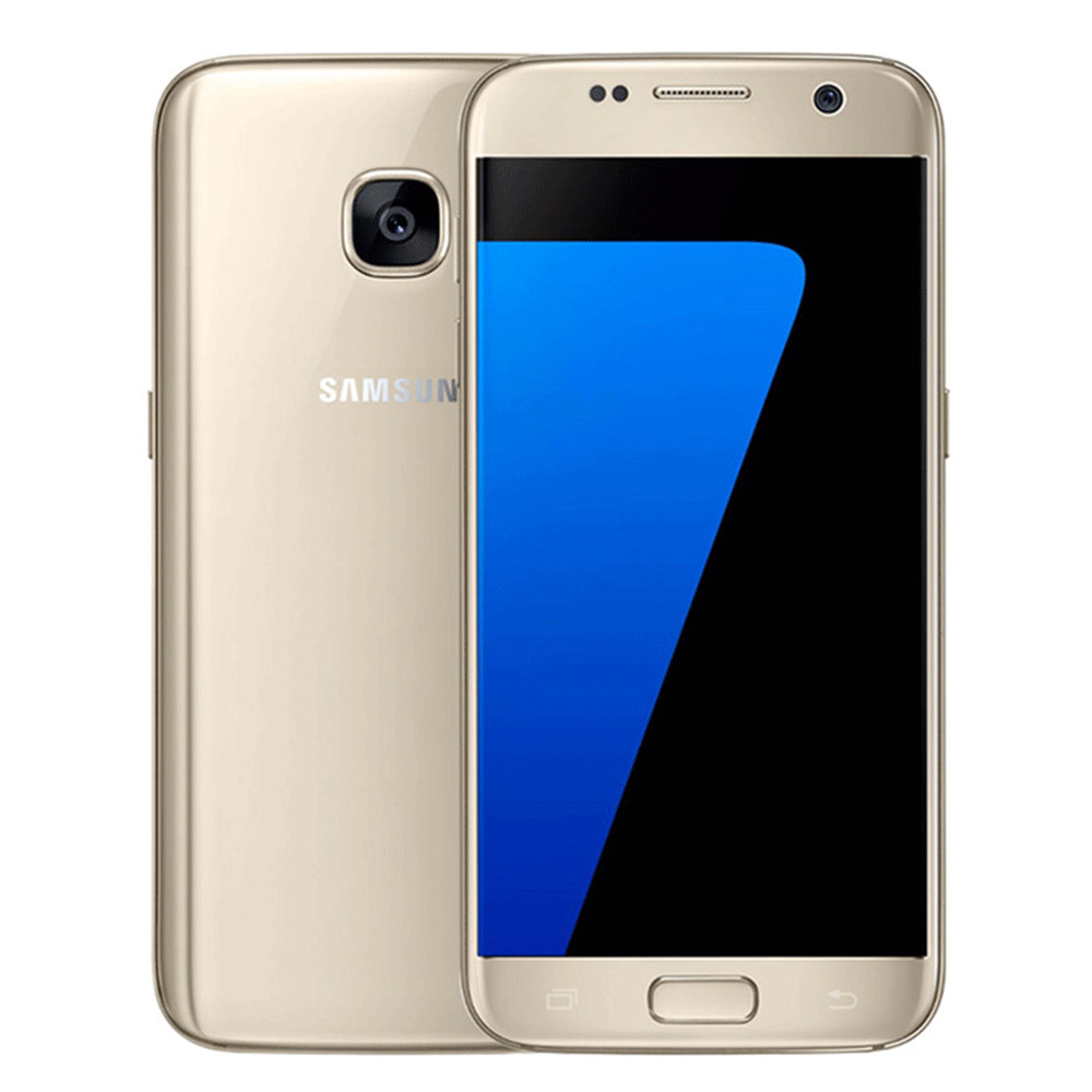 New Samsung Galaxy S7 SM-G930A 32GB AT&T Black/Gold Factory Unlocked ...
