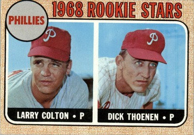 1968 Topps #348 Rookie Stars Larry Colton RC Dick Thoenen RC - VG | eBay