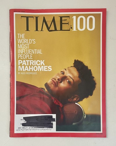 TIME Magazine 100 Worlds Most Influential People Patrick Mahomes Cover ...