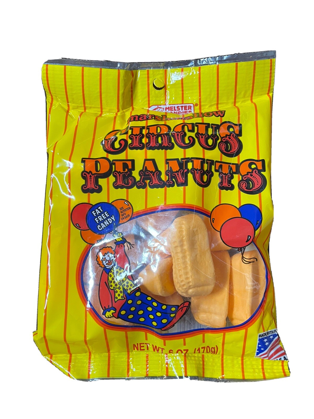 Original Melster Candies CIRCUS PEANUTS Marshmallow Candy 6oz Bag | eBay