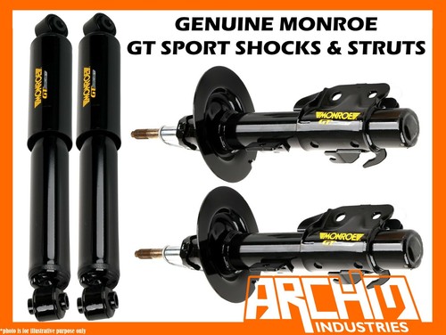 MONROE GT SPORT F&R LOWERED (SHORT) STRUTS/SHOCKS FOR VY V8 COMMODORE ...