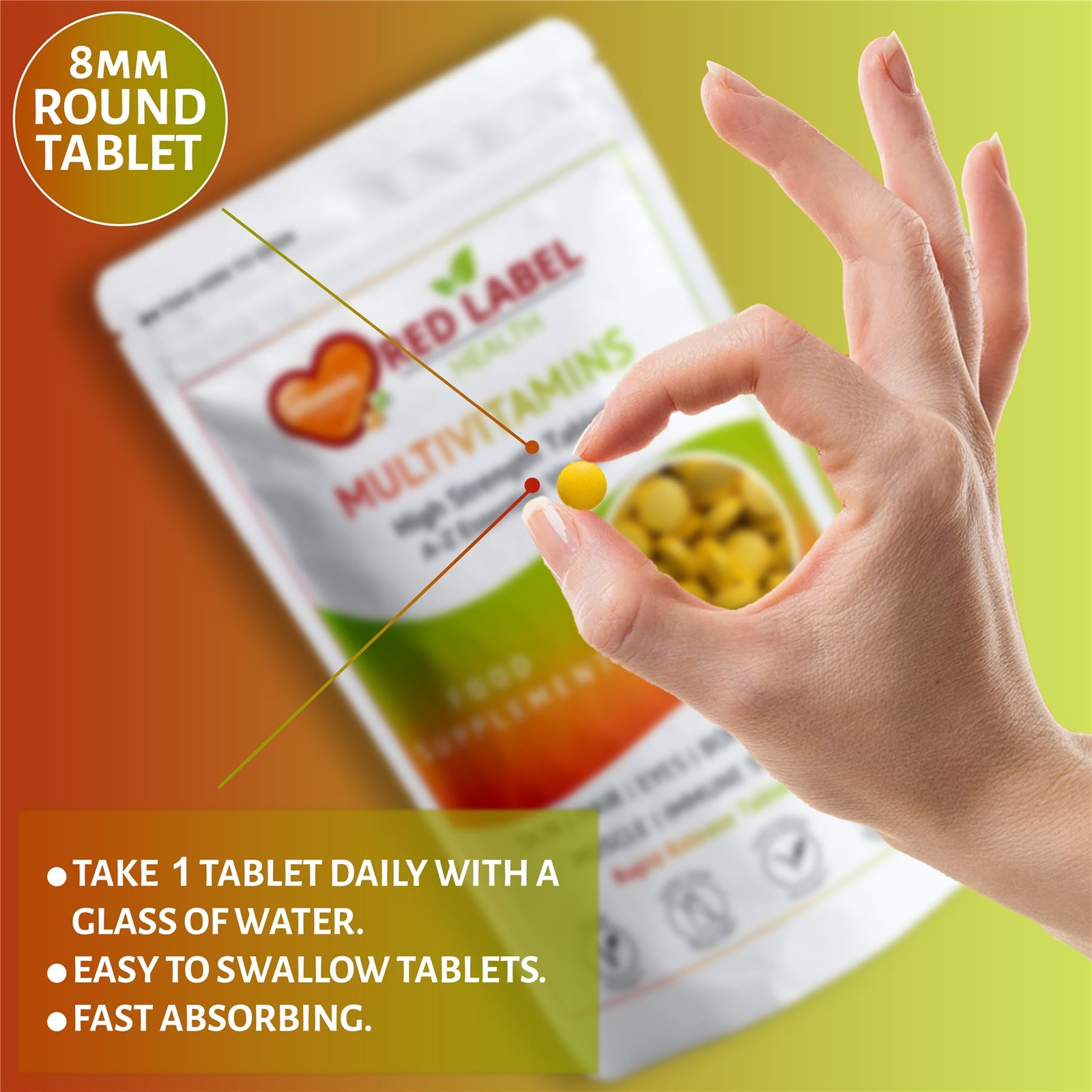 Daily Multi Vitamins Tablets A-Z Essential Vitamins High Strength | eBay