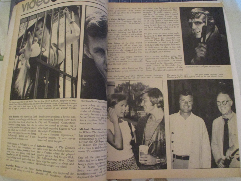 Jerry Lacy, Judith Barcroft - TV By Day Magazine 1973 | eBay