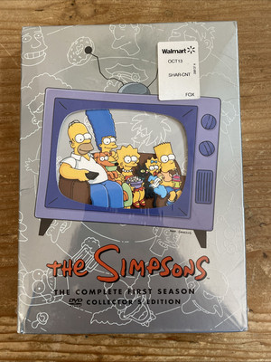 The Simpsons: The Complete First Season (DVD, 2011, 3 Disc Set) New ...