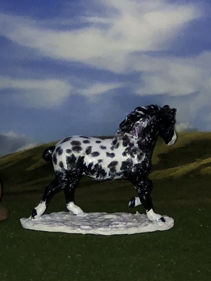OOAK Breyer cm Custom Horse Mini Whinnie Wixom *Sugarbush Drafter* | eBay