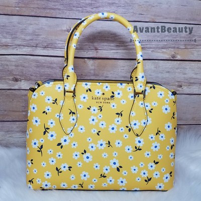 Kate Spade Yellow Flower Crossbody Purses | semashow.com