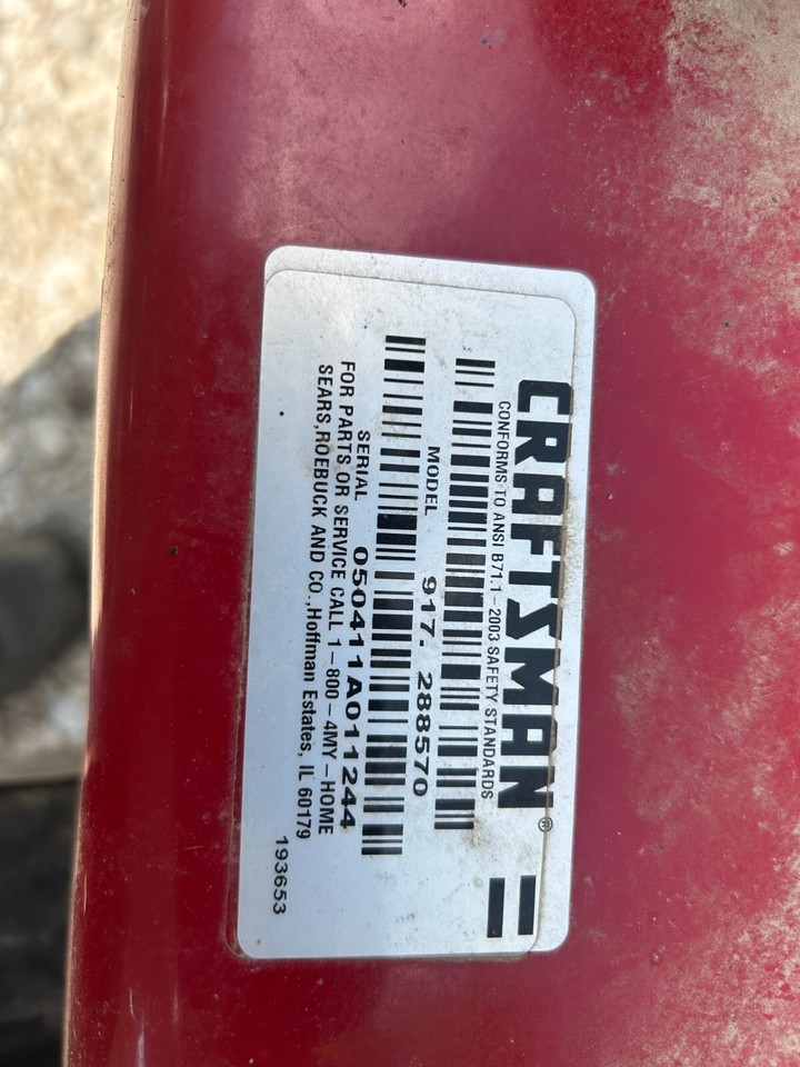 Craftsman YT 4000 24HP 917.288570 deck lift link #581506903 | eBay