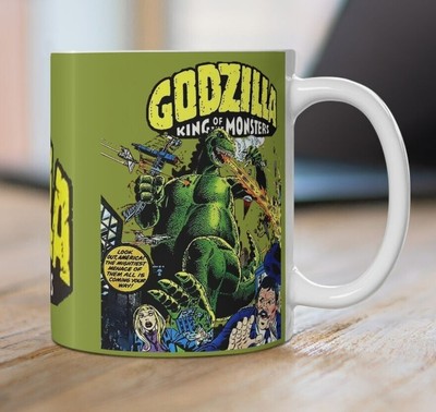 Godzilla Coffee Mug 11oz - Marvel Retro Comics Art - King of the ...