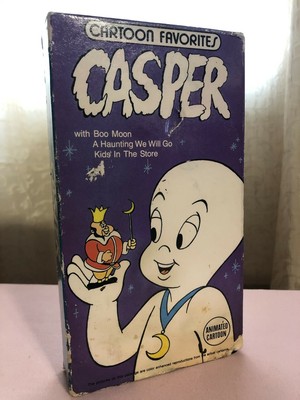 Cartoon Favorites Casper the Friendly Ghost VHS Boo Moon Kids in the ...