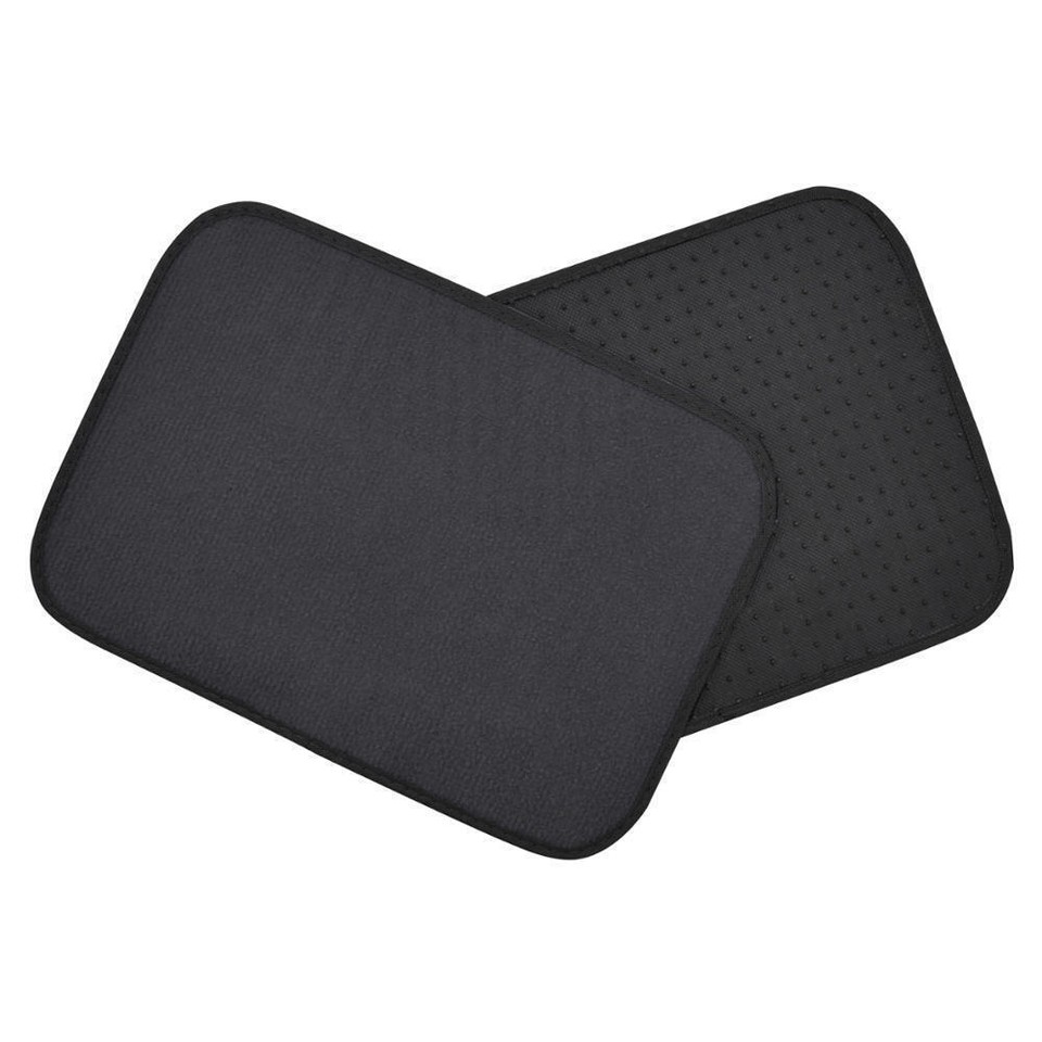 Car Carpet Floor Mats 4 Piece Vinyl Heel Pad Rug for Sedan & SUV Car ...