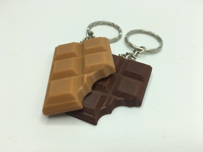 Chocolate Bar Style Keyring / Chocoholic Keyring / Chocolate Lovers ...