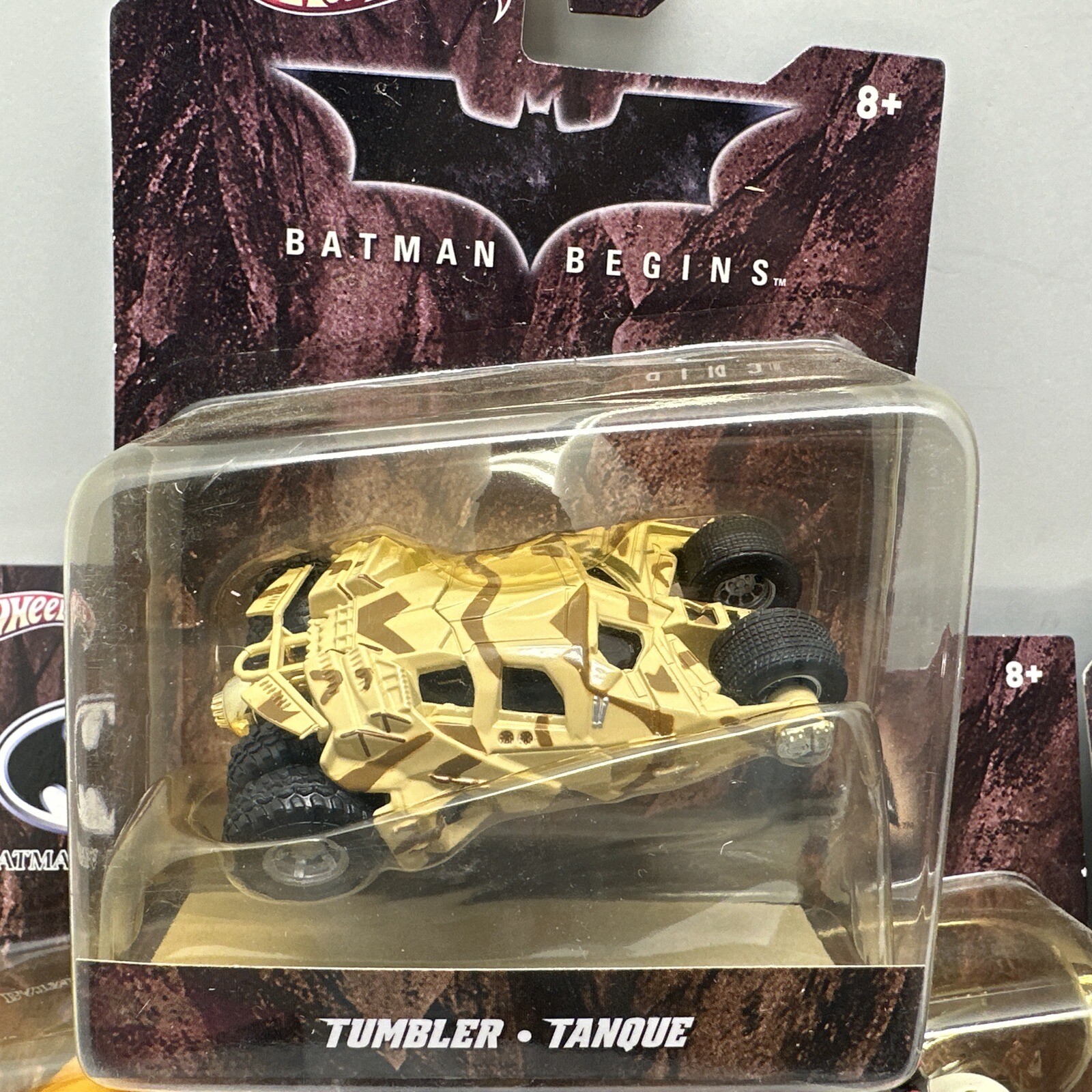 Hot Wheels 6 Car Set w/ Batman Begins Camo Batmobile 1:50 Brown Card ...
