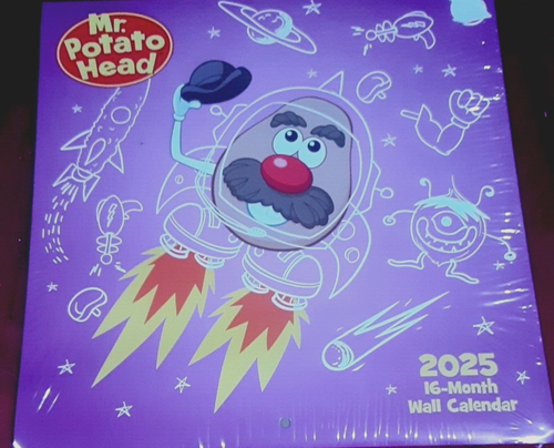 Mr. Potato Head 2025 Wall Calendar 16 Month 10" X 20" | eBay