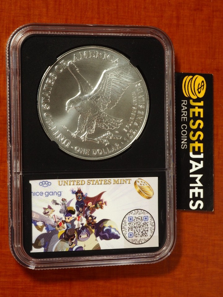 2024 (P) SILVER EAGLE NGC MS69 STAR PRIVY FIRST BOX ISSUED MERCANTI ...