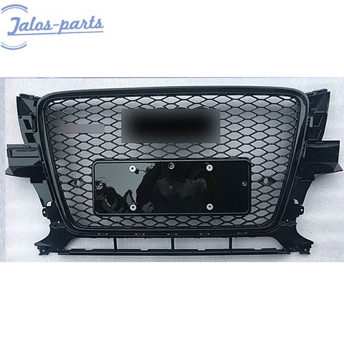 For 2009-2012 Audi Q5 Bumper Grille Glossy Frame Black Honeycomb RSQ5 ...