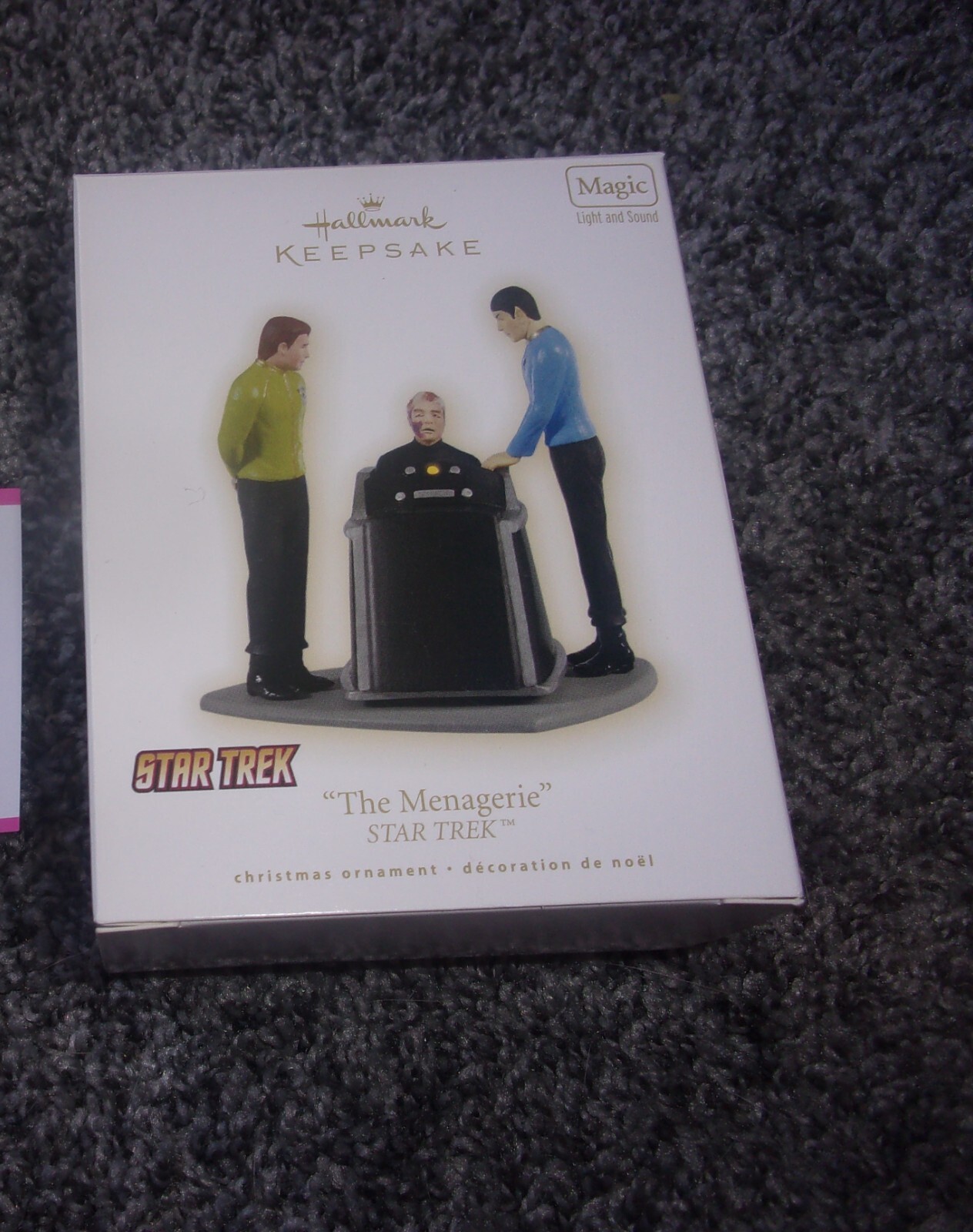 Hallmark STAR TREK Ornament "The Menagerie" Spock Kirk Pike Magic ...