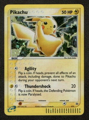Pikachu - 012 (EX Series Collector's Tin) 012 Nintendo Promos Holo | eBay