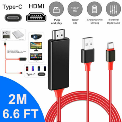 HDMI Cable 1080P Phone to TV HDTV AV Adapter Universal For Android ...