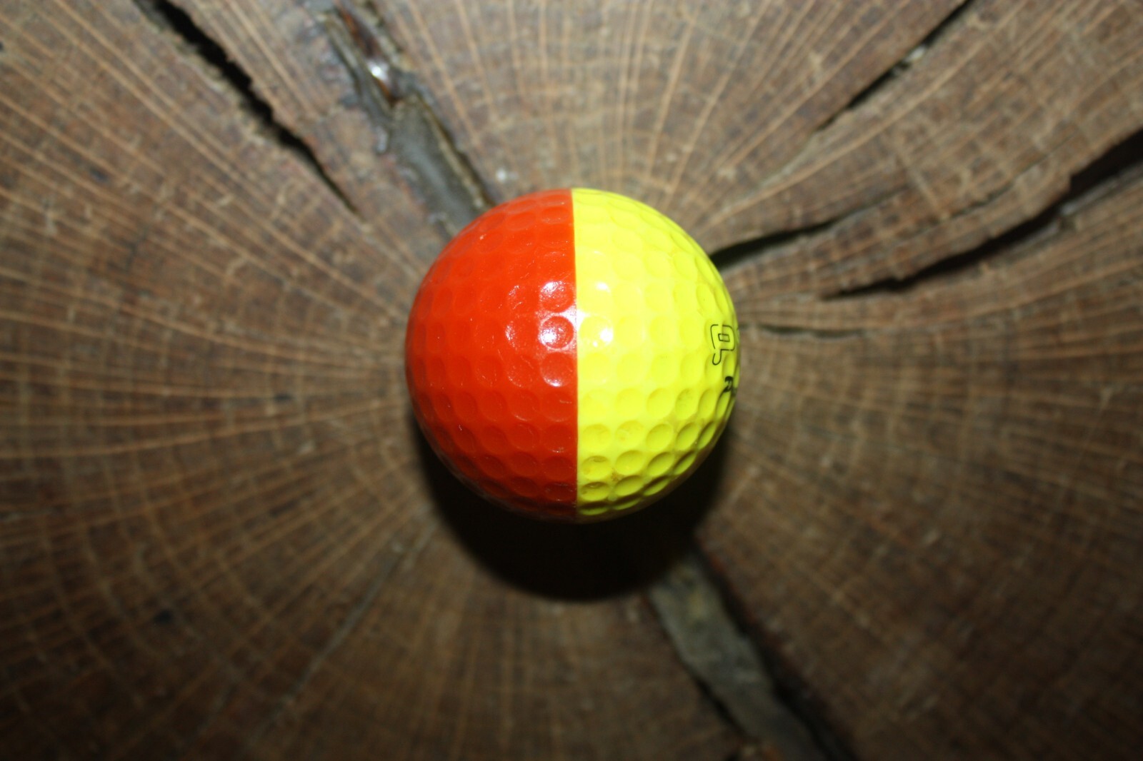 VINTAGE RED AND YELLOW PING PROMOTIONAL GOLF BALL MUST SEE!!!! | eBay