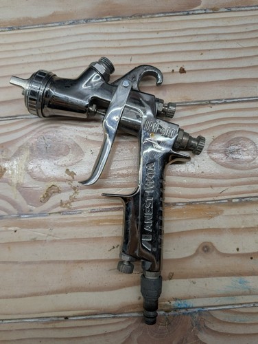 ANEST IWATA Japan LPH-400-LV4 HVLP Gravity Feed Spray Gun Paint Sprayer ...
