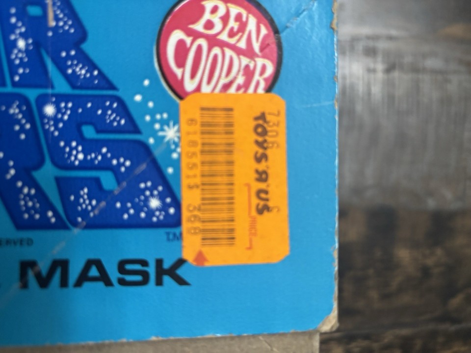 1977 STAR WARS - DARTH VADER BEN COOPER MASK IN BOX Halloween Used | eBay