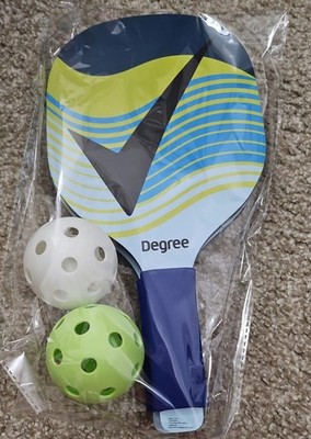 Degree limited edition Pickle ball set includes 2 Paddles & 2 Pickle ...