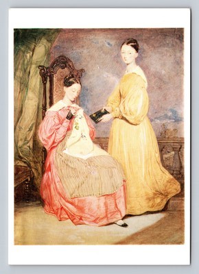 Florence Nightingale and Sister Parthenope Painting by William White c ...