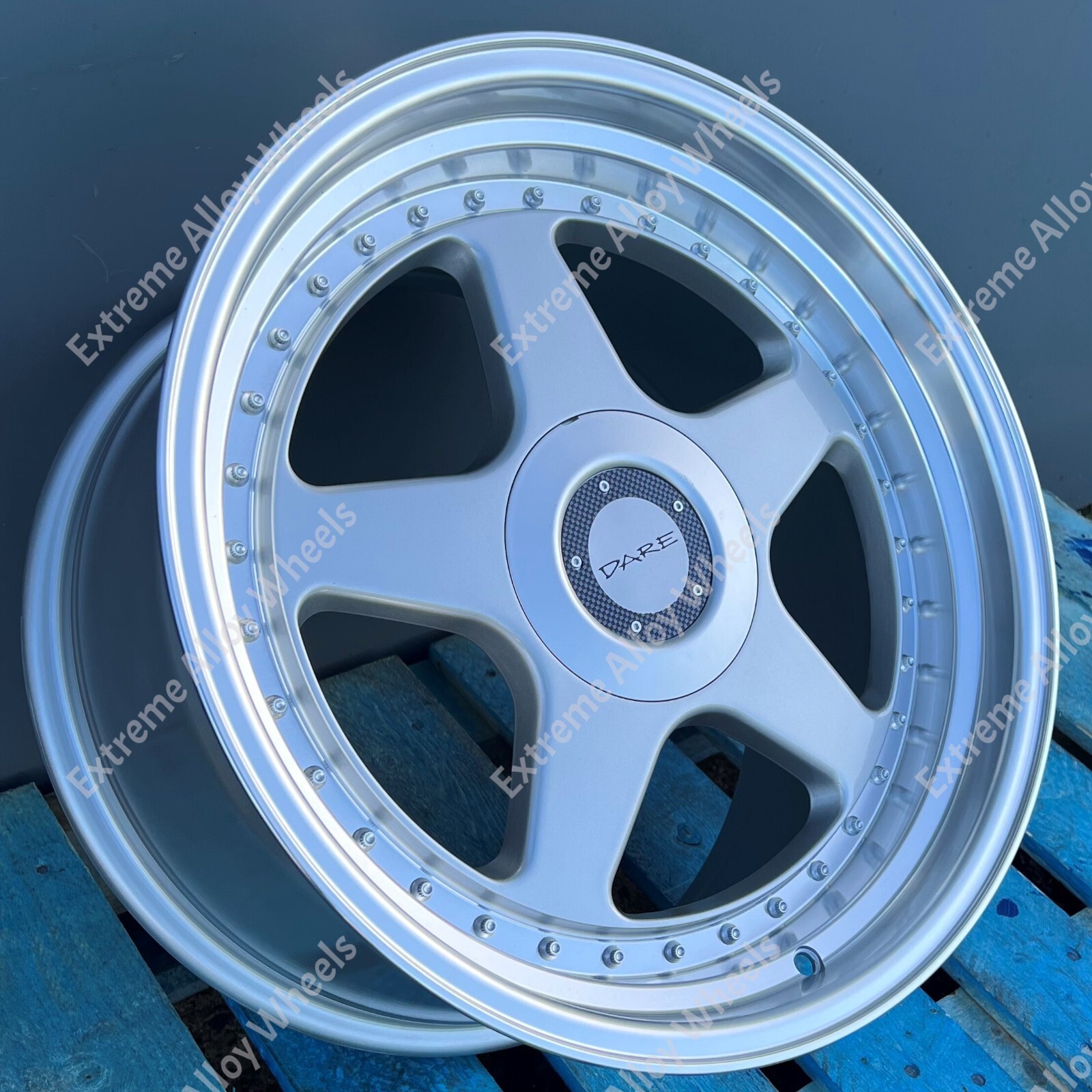 Alloy Wheels 17" Dare F5 For VW Bora Corrado Fox Golf Mk4 Beetle Polo ...