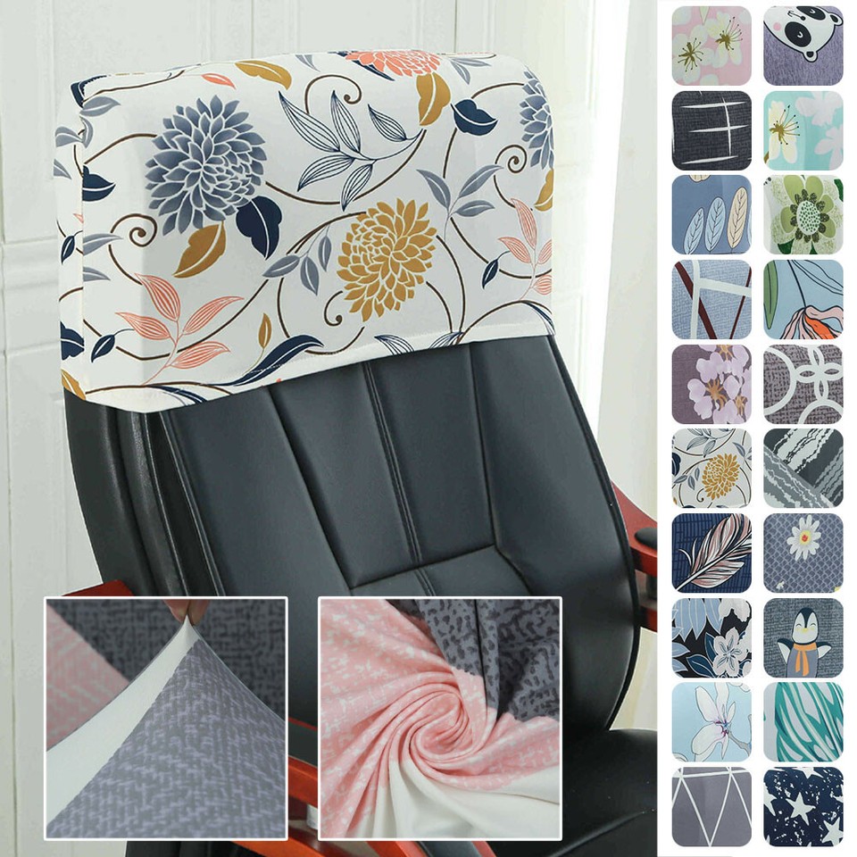 Chair Head Cover Chair Head Pillow Protection Slipcover Swivel Chair ...